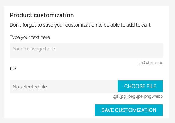 FO - Button of file field in customization product has a smaller height rather than its field ...
