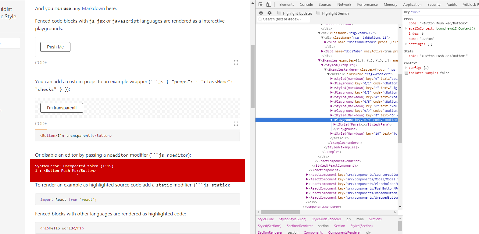 Incorrect margins on error message of noeditor example · Issue #576 · styleguidist/react ...