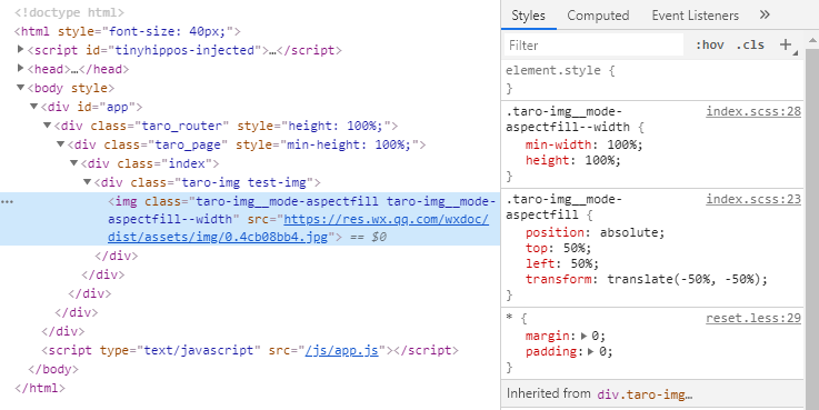 H5的Image组件mode属性为aspectFill时，与小程序预期效果不一样 · Issue #5118 · NervJS/taro · GitHub
