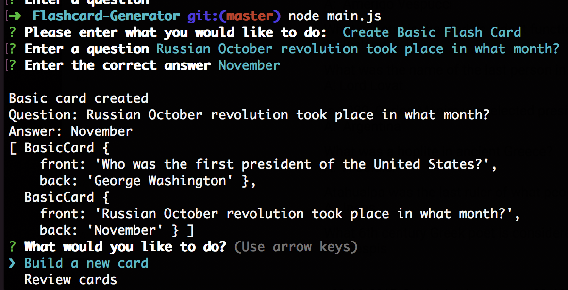 GitHub - msoroark/Flashcard-Generator