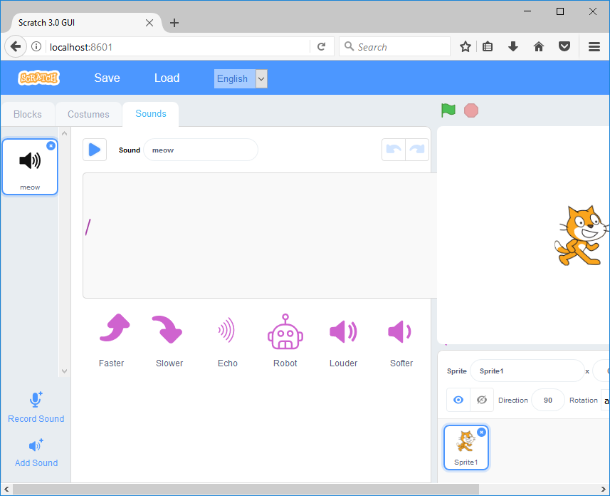 Sound editor looks weird in non-Chrome · Issue #657 · scratchfoundation ...
