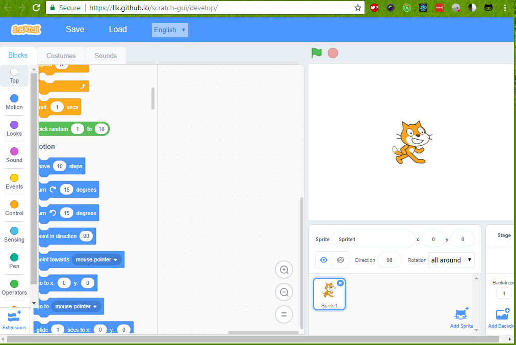 Categories scrollbar covers blocks · Issue #755 · scratchfoundation/scratch-gui · GitHub