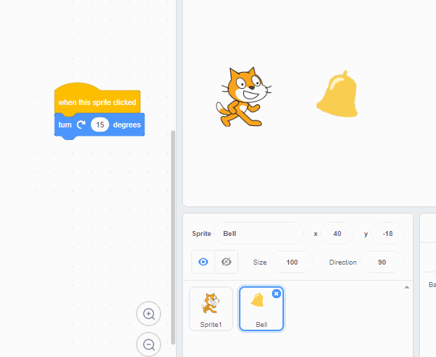 When you click on a sprite, it switches to that sprite instead of ...
