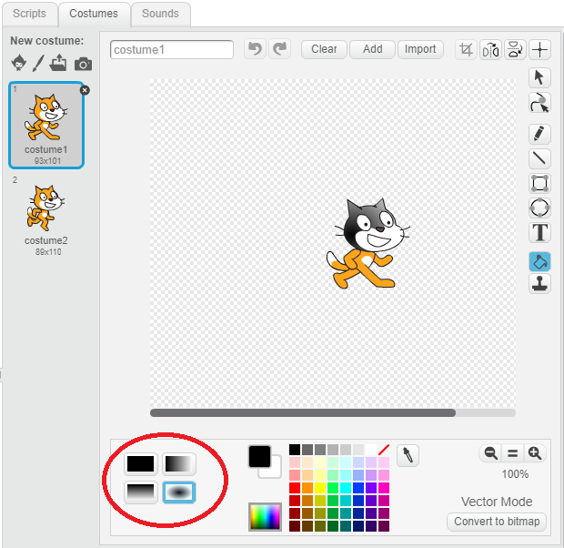 Gradient fills for vector editor fill tool · Issue #362 · scratchfoundation/scratch-paint · GitHub