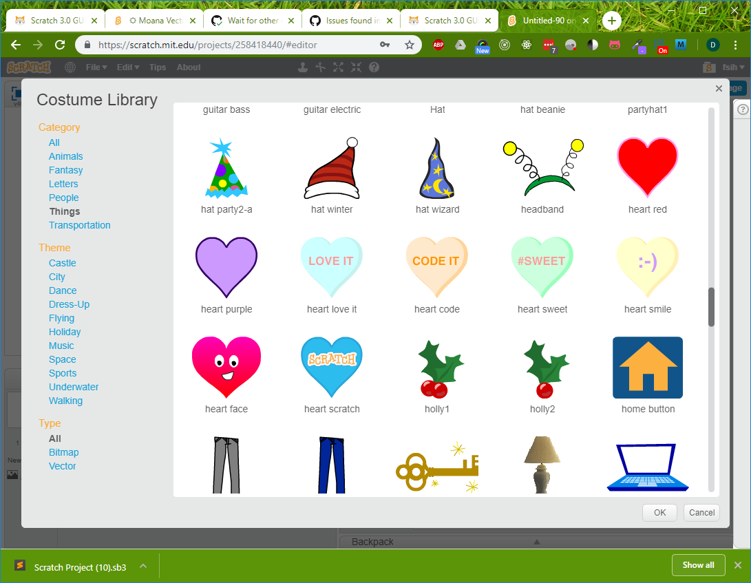 Heart costumes are not displaying text · Issue #3577 ...