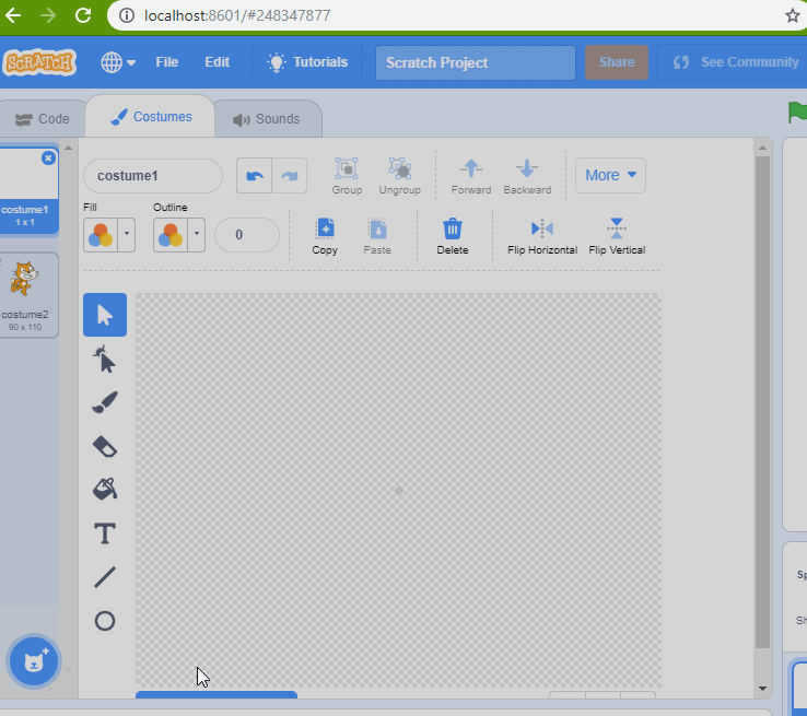 Rect tool disappears · Issue #778 · scratchfoundation/scratch-paint · GitHub