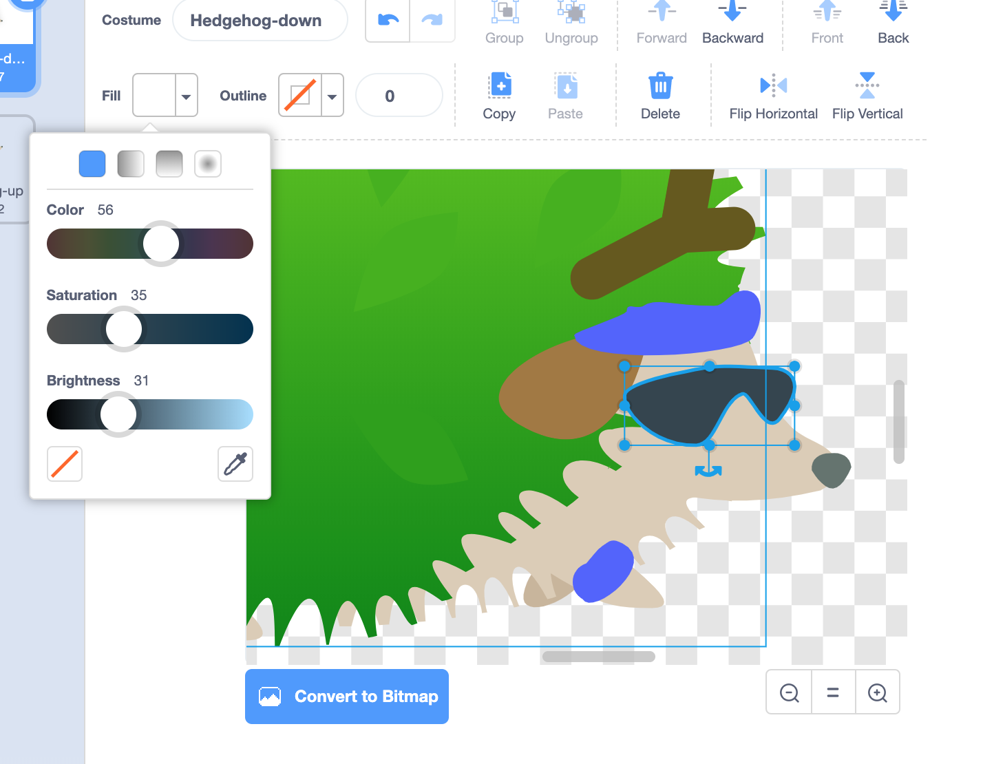 The fill color looks white · Issue #935 · scratchfoundation/scratch-paint · GitHub