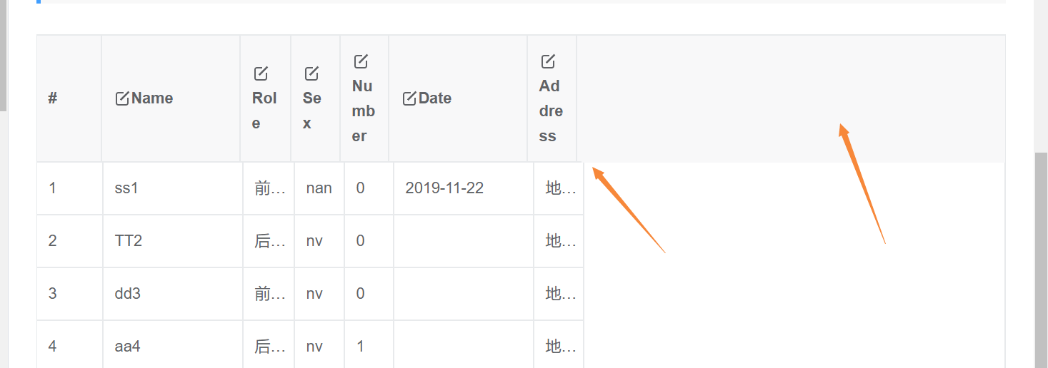 表格表头和表体未能对齐 · Issue #535 · x-extends/vxe-table · GitHub