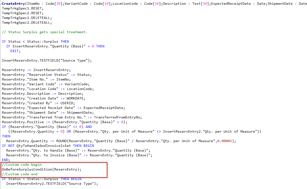Event Request in Codeunit 99000830 Create Reserv.Entry. CreateEntry Function · Issue #2276 ...