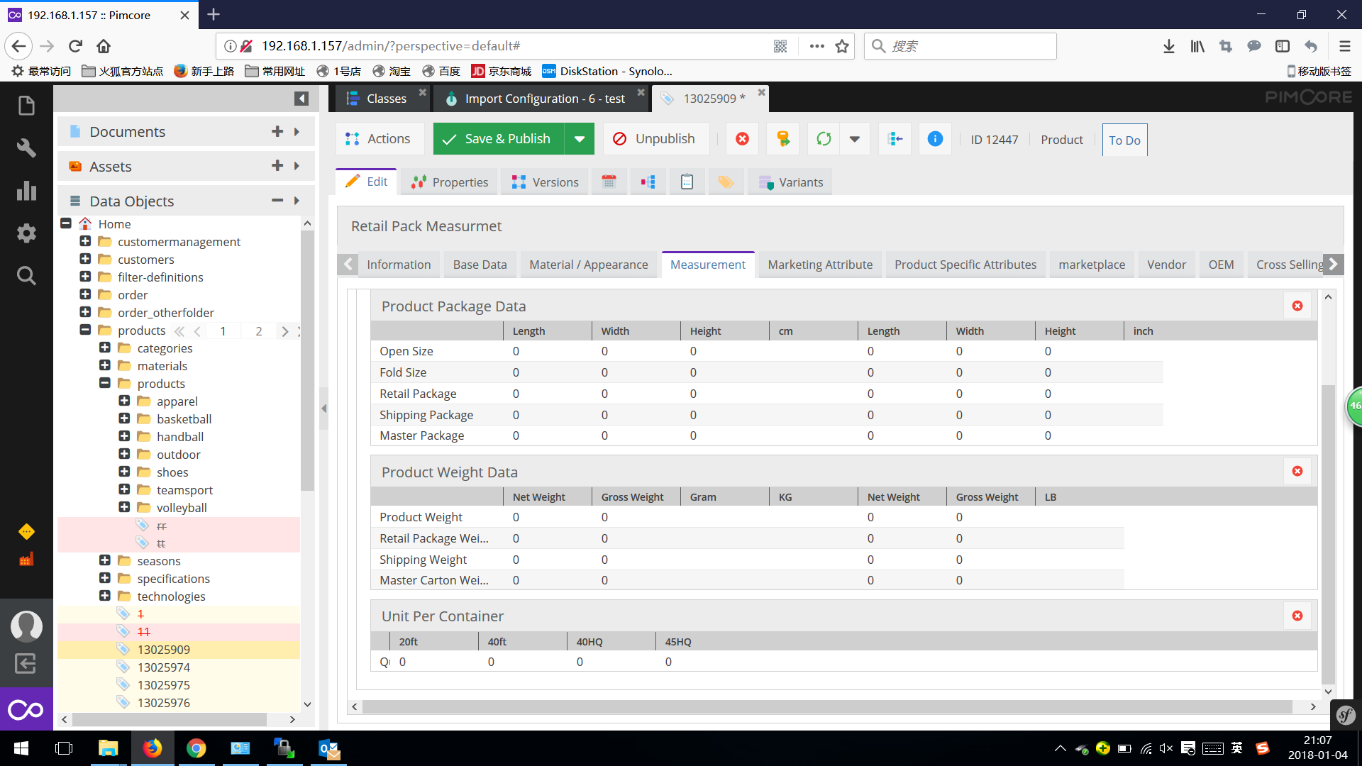CSV import error · Issue #2408 · pimcore/pimcore · GitHub