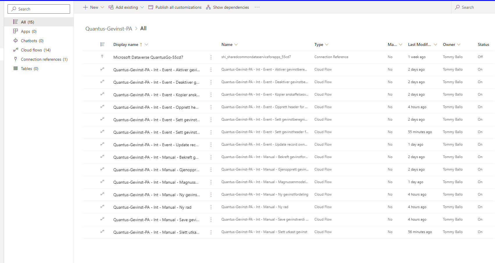 [ALM Accelerator - BUG]: Activate Flows for component Owners crashes ...
