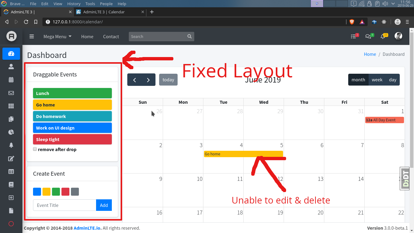Fixed Layout for Dragable event · Issue #2146 · ColorlibHQ/AdminLTE · GitHub