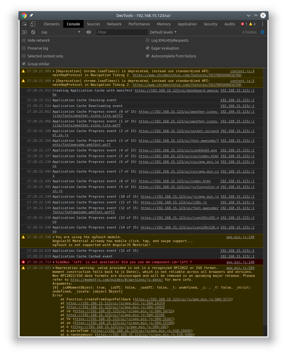 Remove AppCache · Issue #480 · node-red/node-red-dashboard · GitHub