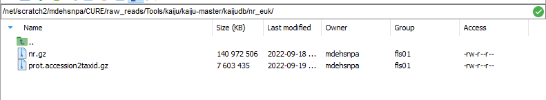 Problem running kaiju-makedb on a cluster · Issue #239 · bioinformatics-centre/kaiju · GitHub