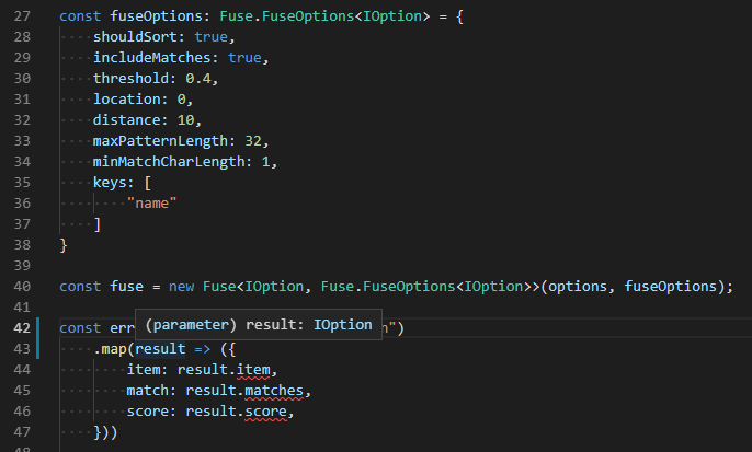search() returns T[] instead of FuseResult [] · Issue #303 · krisk/Fuse · GitHub