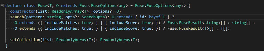 search() returns T[] instead of FuseResult [] · Issue #303 · krisk/Fuse · GitHub