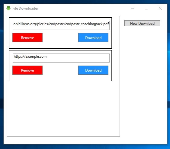 GitHub - bugdaryan/FileDownloader: WPF application for downloading files from http and https links