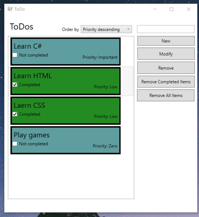 GitHub - bugdaryan/ToDoList.Desktop: 📃 ️ WPF application created with Ado.net