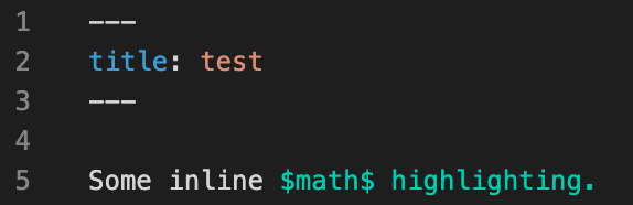 inline math highlighting · Issue #12 · quarto-dev/quarto-vscode · GitHub
