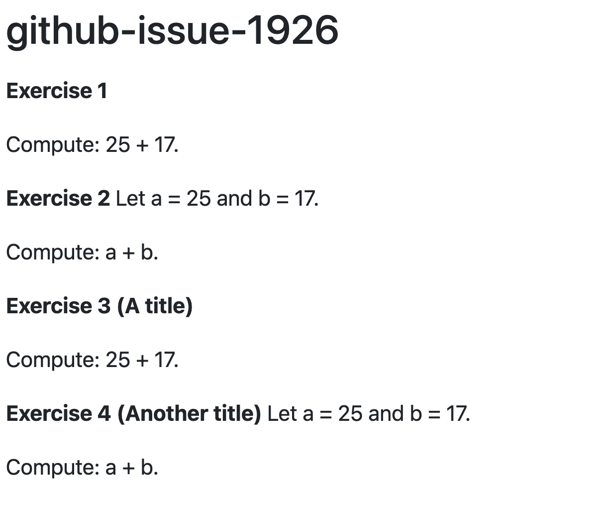 Theorem Title Not In Its Own Html Paragraph · Issue 1926 · Quarto Devquarto Cli · Github