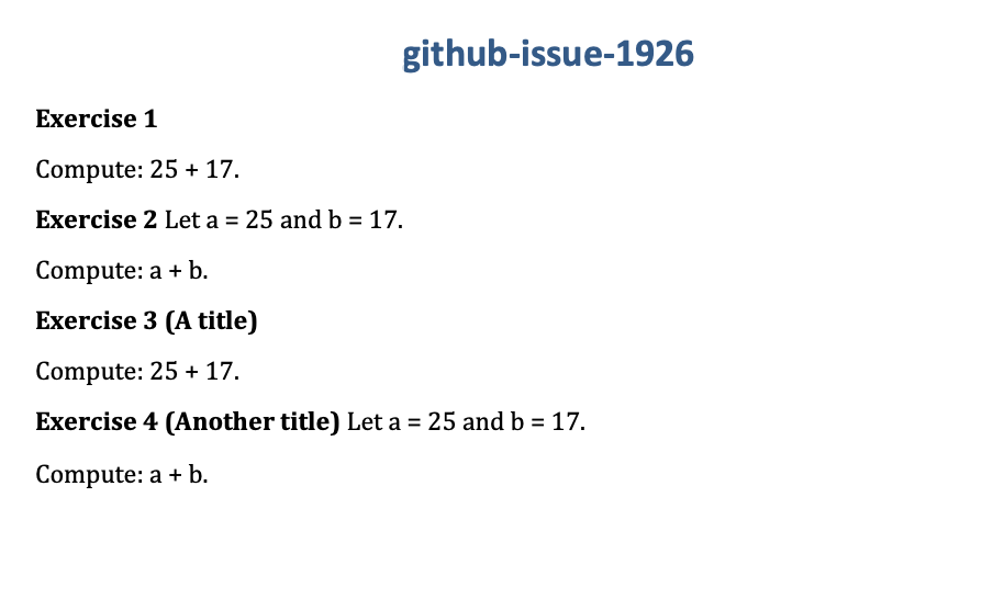 Theorem Title Not In Its Own Html Paragraph · Issue 1926 · Quarto Devquarto Cli · Github