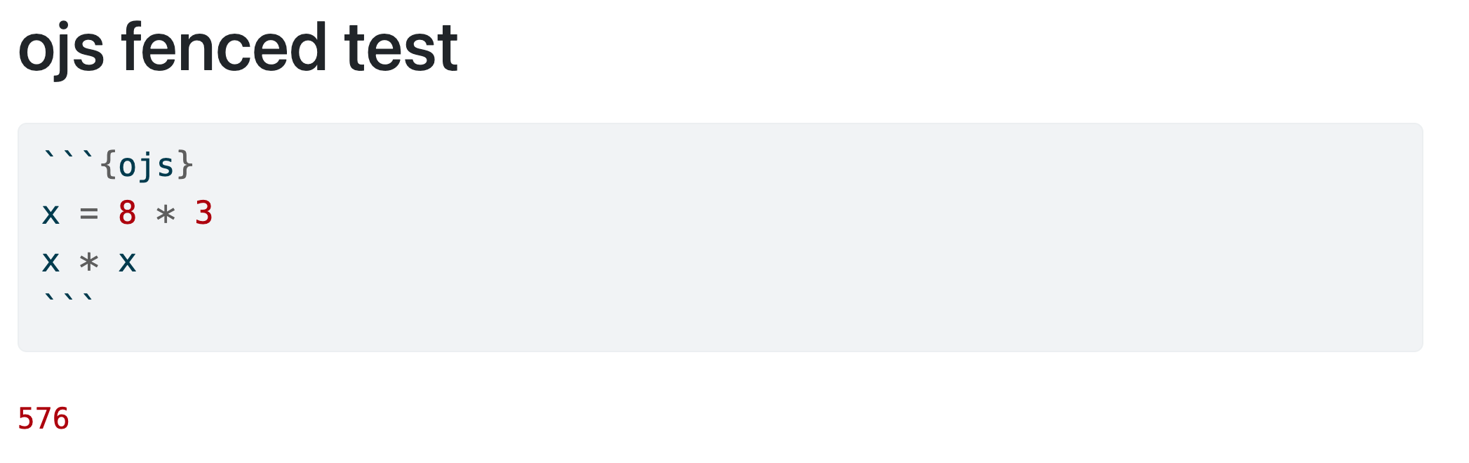 echo: fenced` option remains in rendered OJS code blocks · Issue #2353 ...