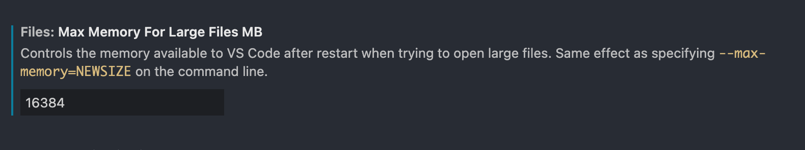 import large json file will crash vscode · Issue #118599 · microsoft/vscode · GitHub