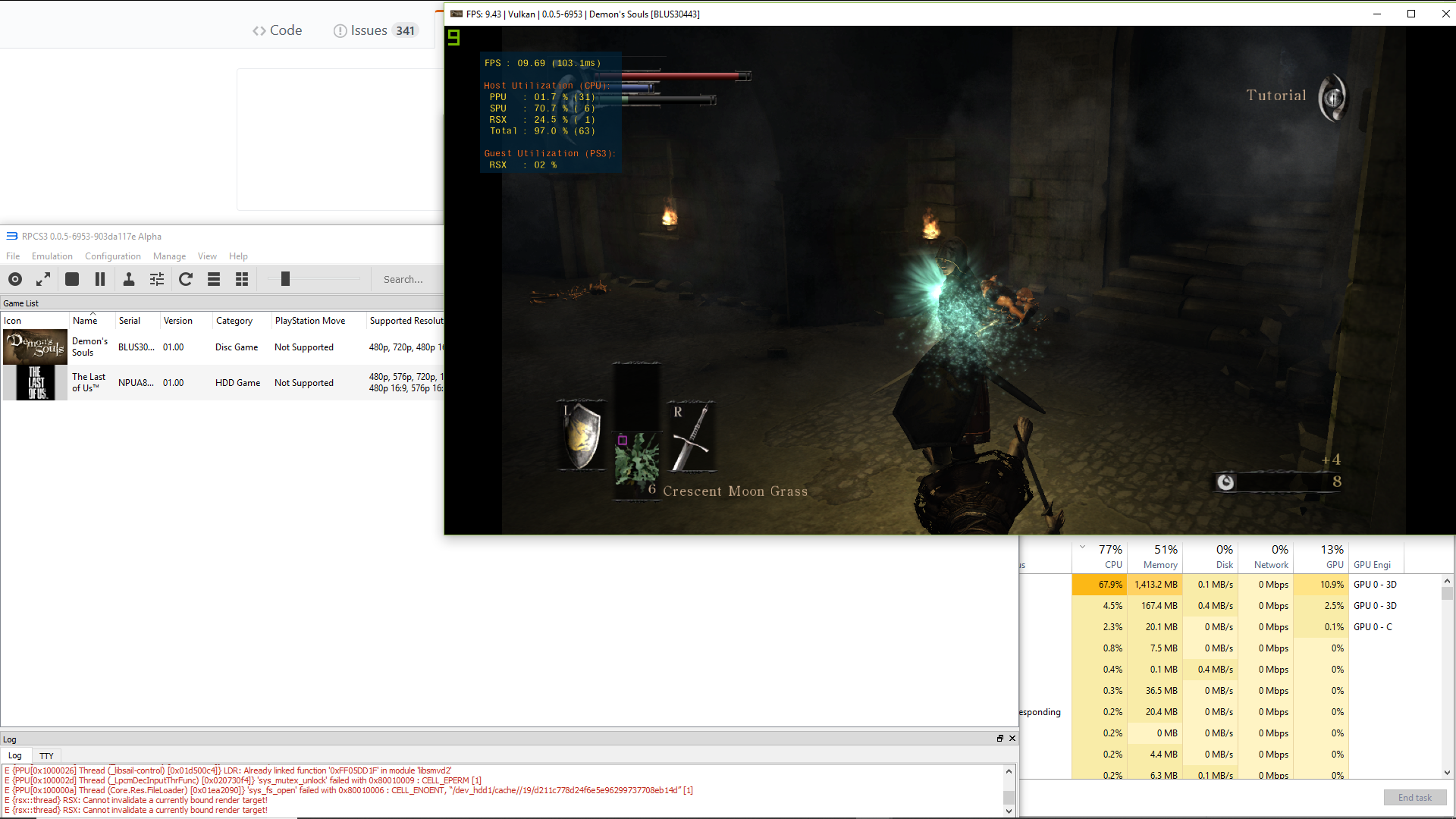 Demon's Souls - keeps freezing · Issue #4759 · RPCS3/rpcs3 · GitHub