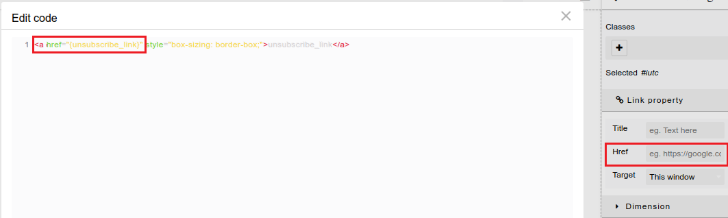Set href for link block · Issue #1277 · GrapesJS/grapesjs · GitHub