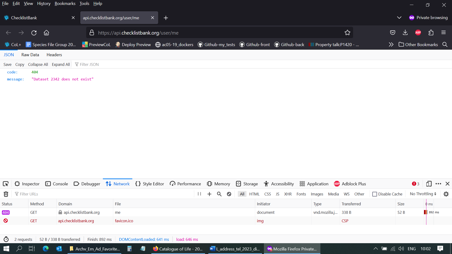 CLB: problem with login · Issue #1257 · CatalogueOfLife/backend · GitHub