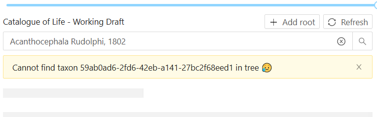 Problems with the Search (Acanthocephala as an example) · Issue #812 · CatalogueOfLife/backend ...