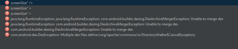 Error building ( converting bytecode to dex Multiple dex files define ) · Issue #506 ...