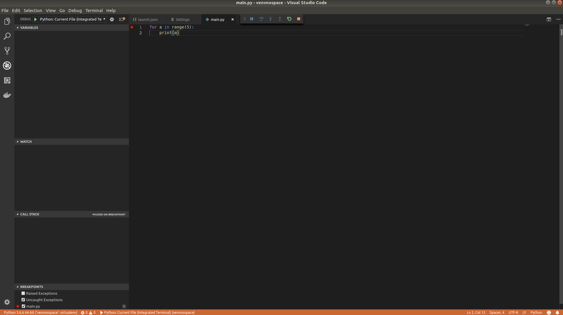 Python 3 Venv Debugger Not Starting Can T Reach Python Debug Extension From Venv · Issue