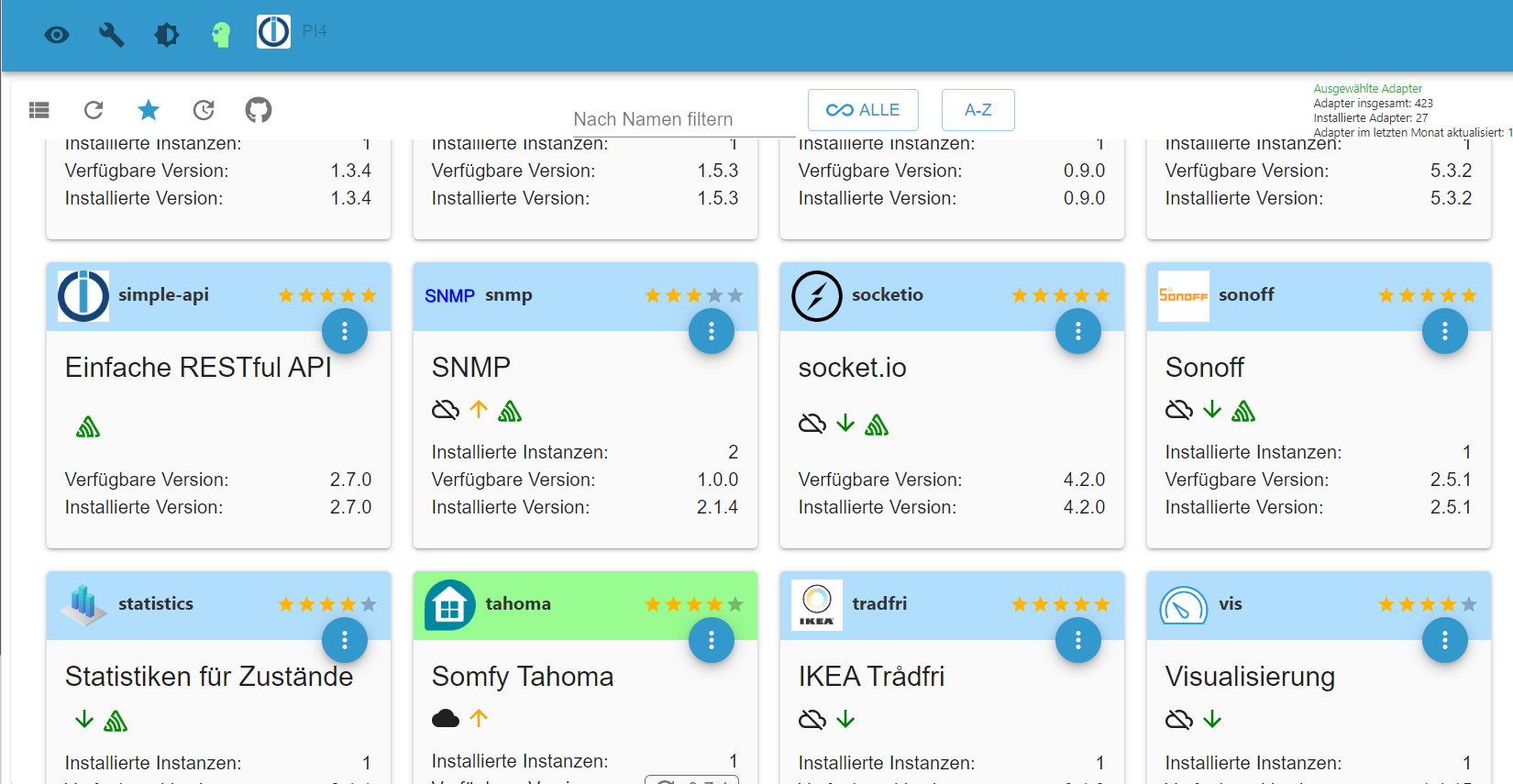 Consider marking adapters installed from github · Issue #1640 · ioBroker/ioBroker.admin · GitHub