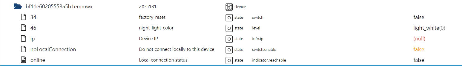[Question] "Connect locally to device" although no connect is possible due to WLAN configuration ...