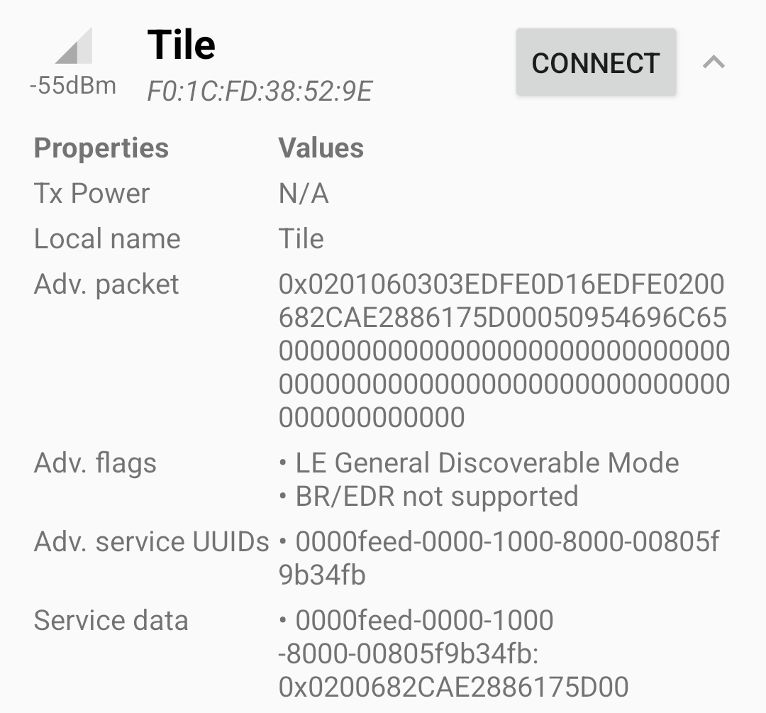 [New Sensor]: Tile Tracker · Issue #960 · custom-components/ble_monitor · GitHub