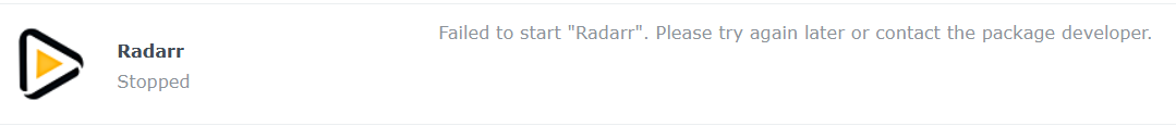 Synology DSM 7.0, Radarr failed to start package after update. (Version 20220515-18) · Issue ...