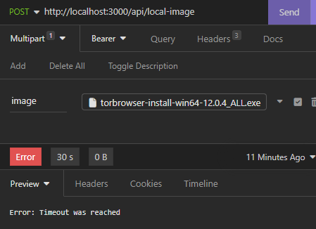 Using fetch with formData inside a Route Handler never returns · Issue #52616 · vercel/next.js ...