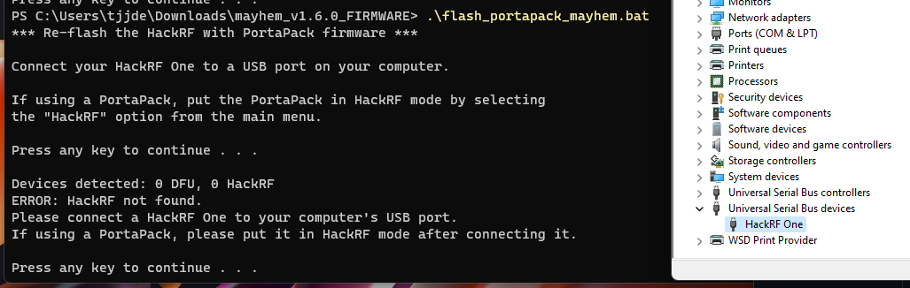 Problem upgrading the firmware · Issue #773 · portapack-mayhem/mayhem ...