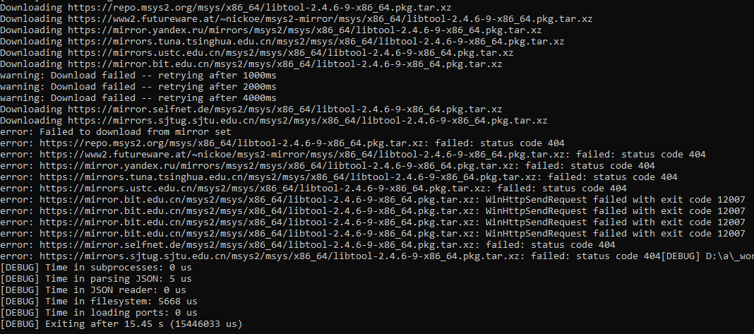 [gdal] Package download failed · Issue #12891 · microsoft/vcpkg · GitHub