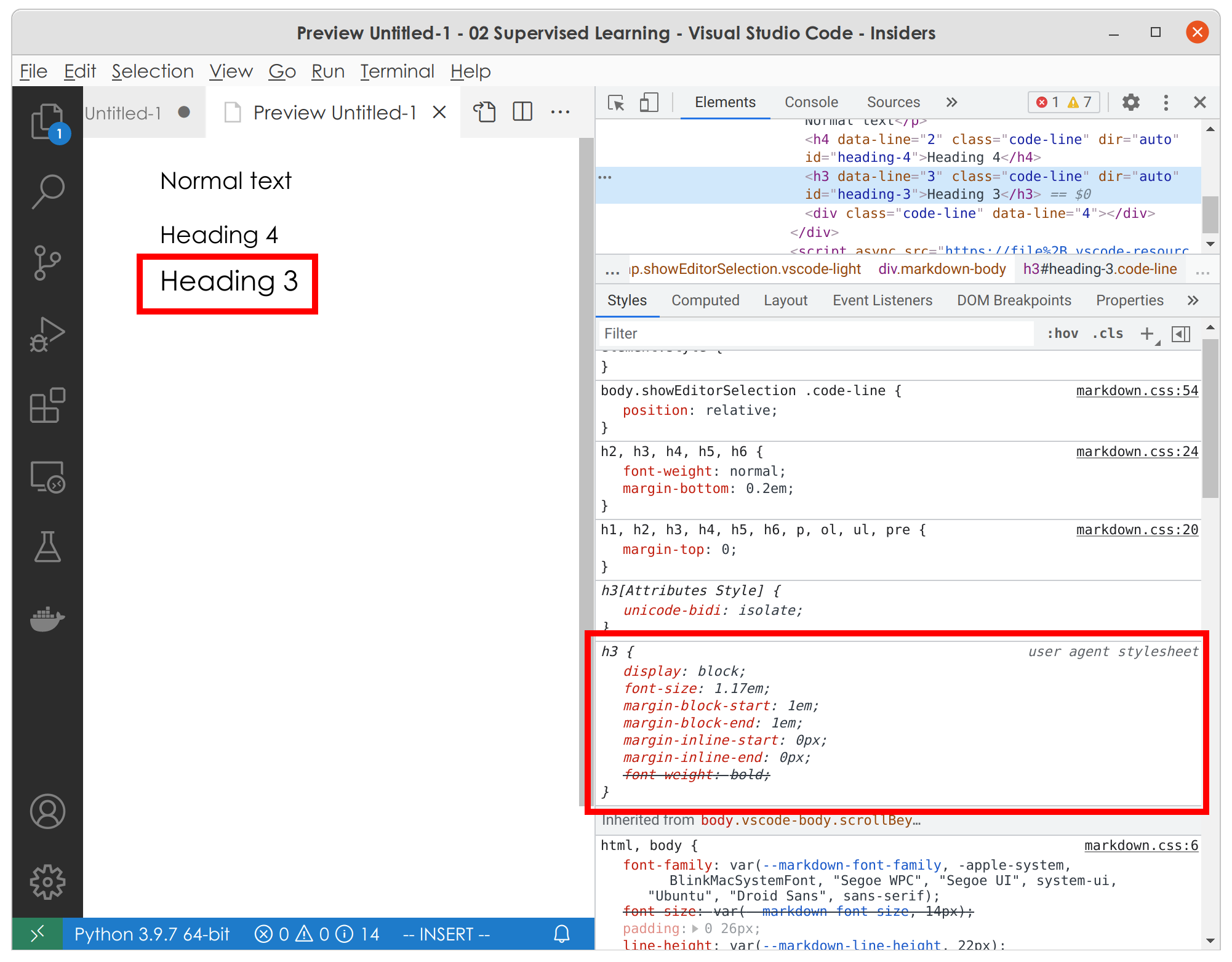Inconsistent font rendering of markdown headers in notebooks · Issue ...