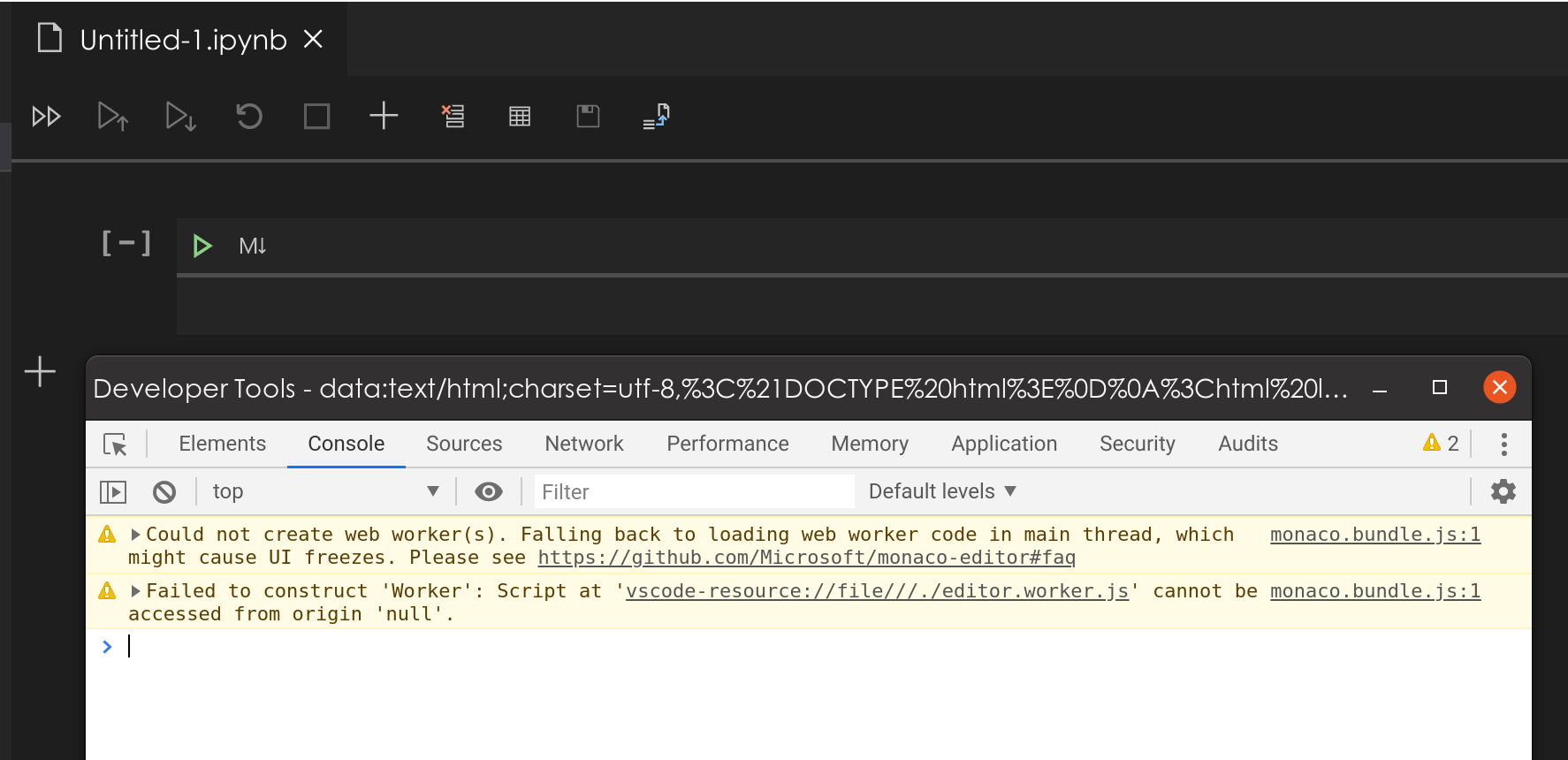 Empty window when opening or creating Notebook · Issue #1042 · microsoft/vscode-jupyter · GitHub