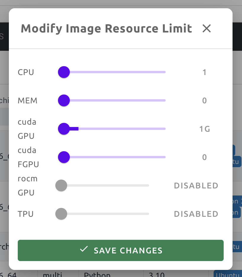 Image resource limit update and apps management don't work · Issue #1393 · lablup/backend.ai ...