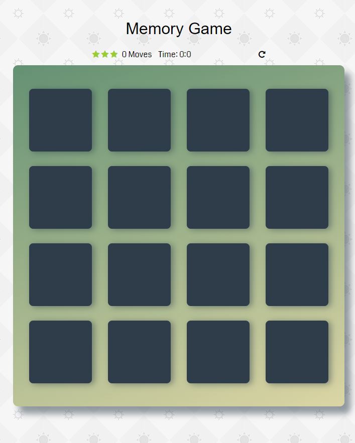 GitHub - tank-wsp/Memory-Game: Udacity Memory Game Project