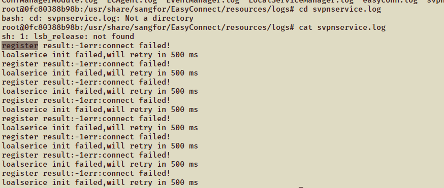 cli版本登录之后提示成功却一直在循环stop和登录 · Issue #130 · docker-easyconnect/docker-easyconnect · GitHub