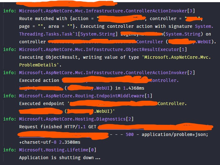 500 Status Code Not Showing Full Details In Log File Issue 448 