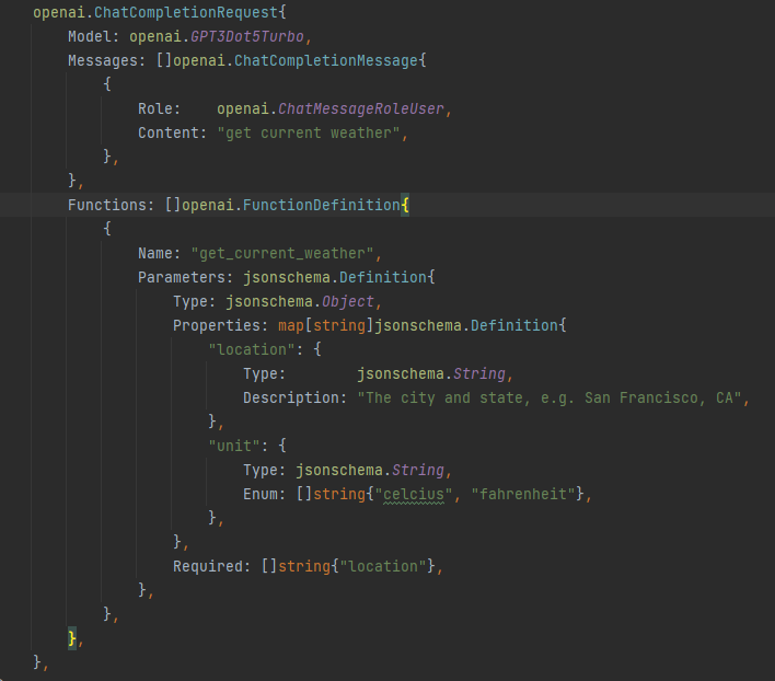 Invalid schema for function 'get_current_weather': None is not of type 'object' · Issue #432 ...