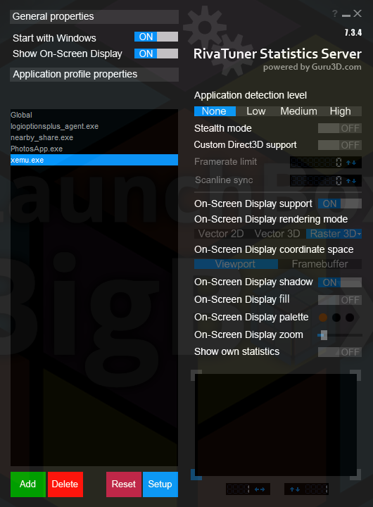 xemu.exe crashes when MSI Afterburner overlay is enabled (Not Responding) · Issue #1480 · xemu ...