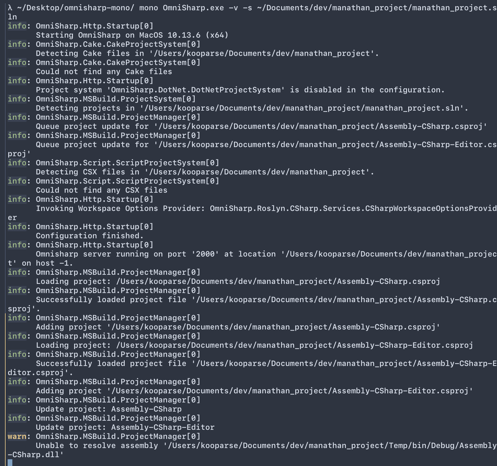 Setup vim with Unity · Issue #394 · OmniSharp/omnisharp-vim · GitHub