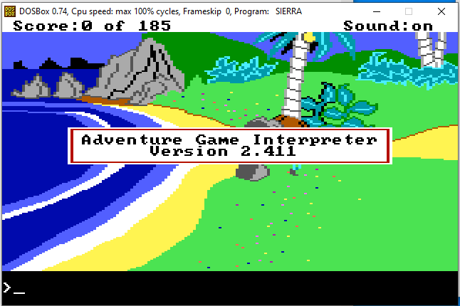 Save game from Agile wont load in original AGI interpreter · Issue #18 · lanceewing/agile · GitHub